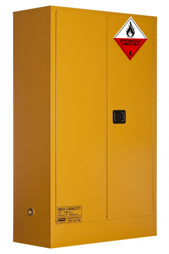 250L Class 4 Hazardous Goods Storage Cabinet 3 Shelf – DG Safety