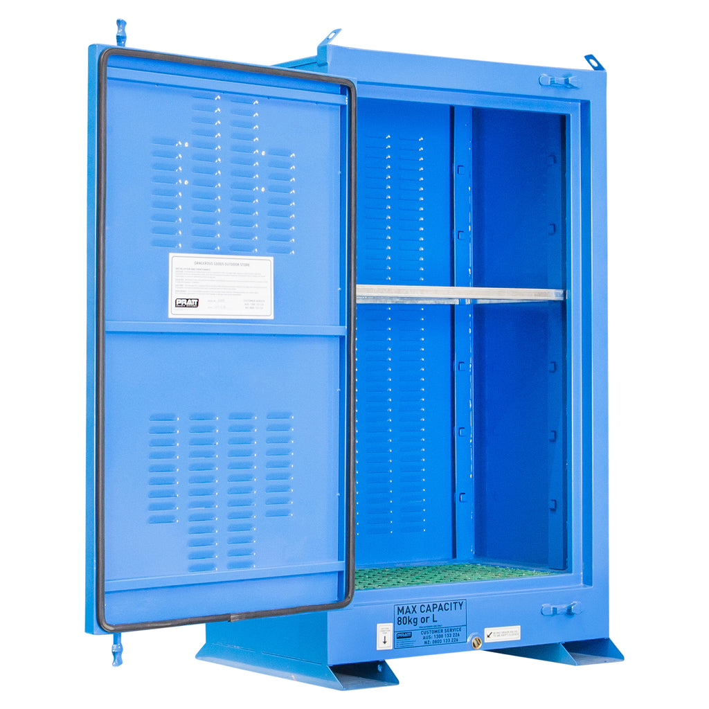 Outdoor Dangerous Goods Storage Cabinet - 80L – DG Safety